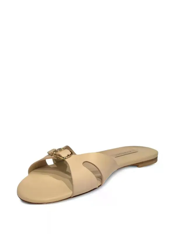 Casadei Jane Buckle Detail Cut-out Sandals
