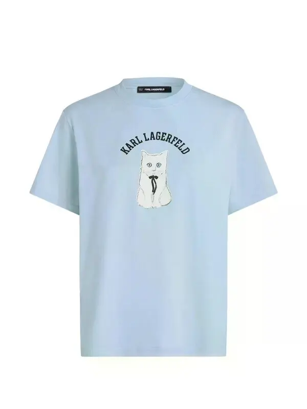 Karl Lagerfeld Ikonik Choupette T-shirt - Blue