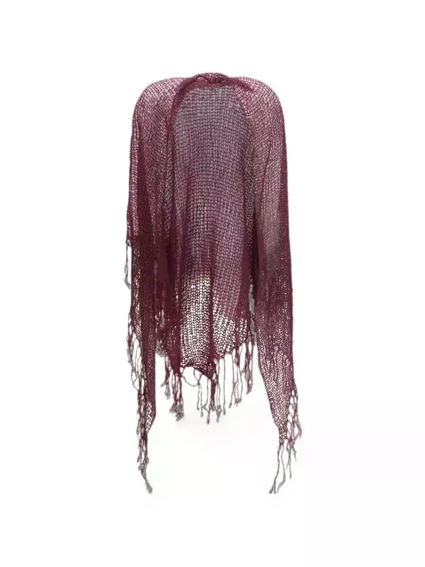 MIRROR IN THE SKY Nimbus Fringed Triangular Scarf