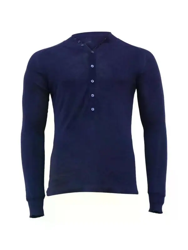Fendi Fitted Half-buttoned Long Sleeve Sweater