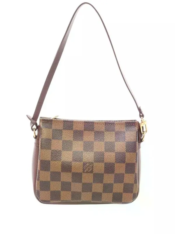 LOUIS VUITTON 1997 Damier Ebene Trousse Pochette Handbag
