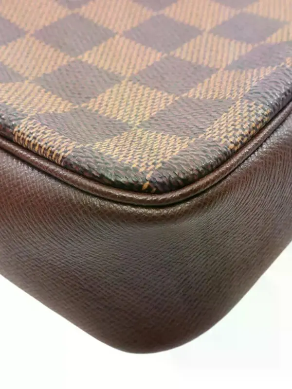 LOUIS VUITTON 1997 Damier Ebene Trousse Pochette Handbag