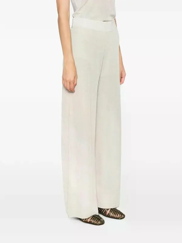 NENETTE Metallic-effect Palazzo Pants