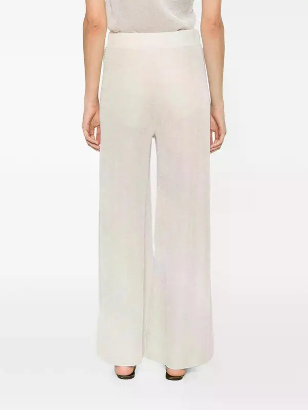 NENETTE Metallic-effect Palazzo Pants