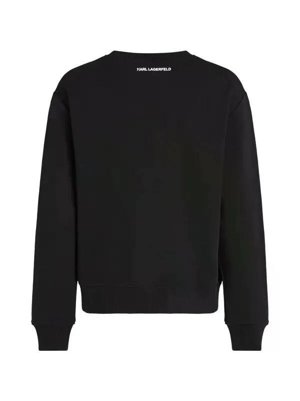 Karl Lagerfeld Ikon Rhinestone Sweatshirt