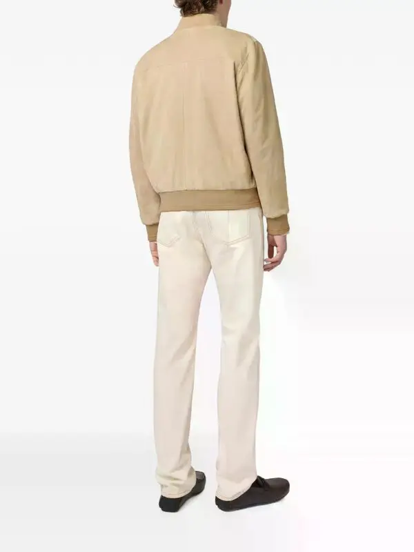 TOD'S Brera Suede Bomber Jacket