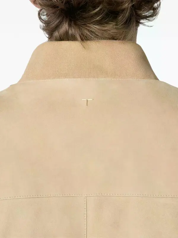 TOD'S Brera Suede Bomber Jacket