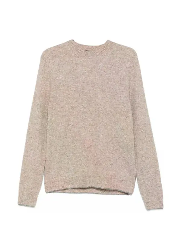DONDUP Logo Plaque Crew-neck Sweater