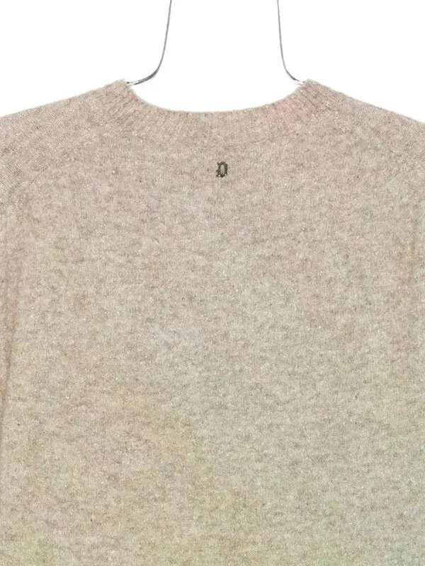 DONDUP Logo Plaque Crew-neck Sweater
