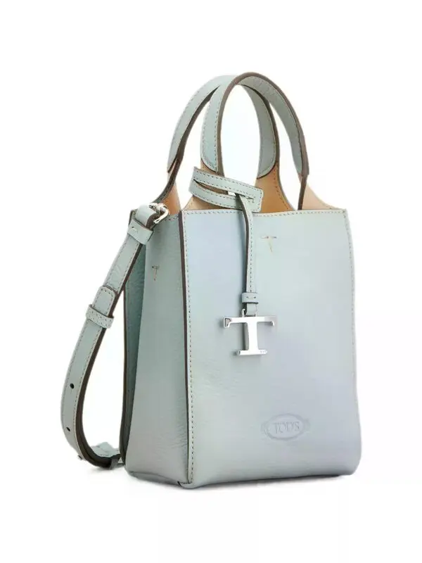 TOD'S T Timeless Leather Tote Bag