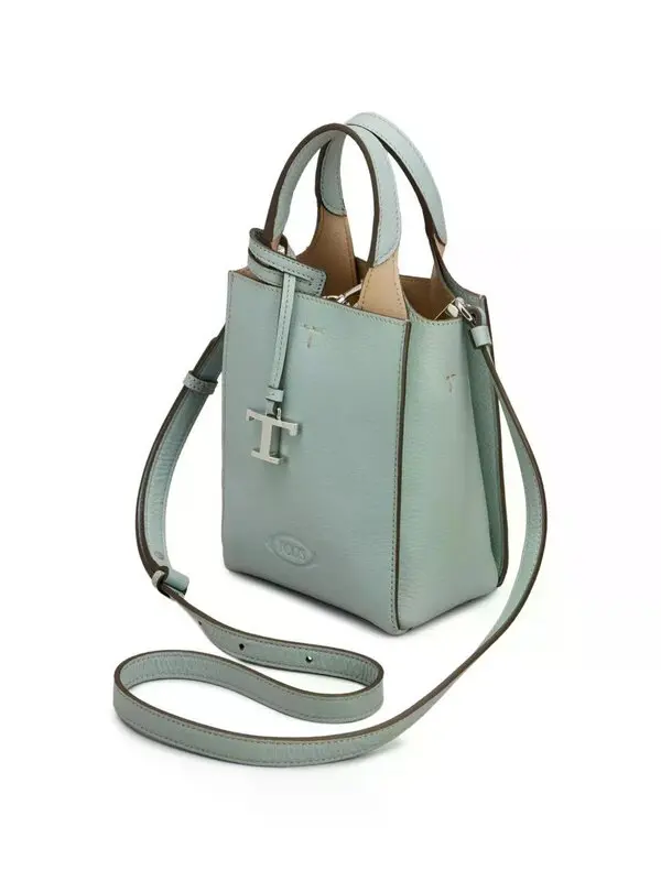 TOD'S T Timeless Leather Tote Bag