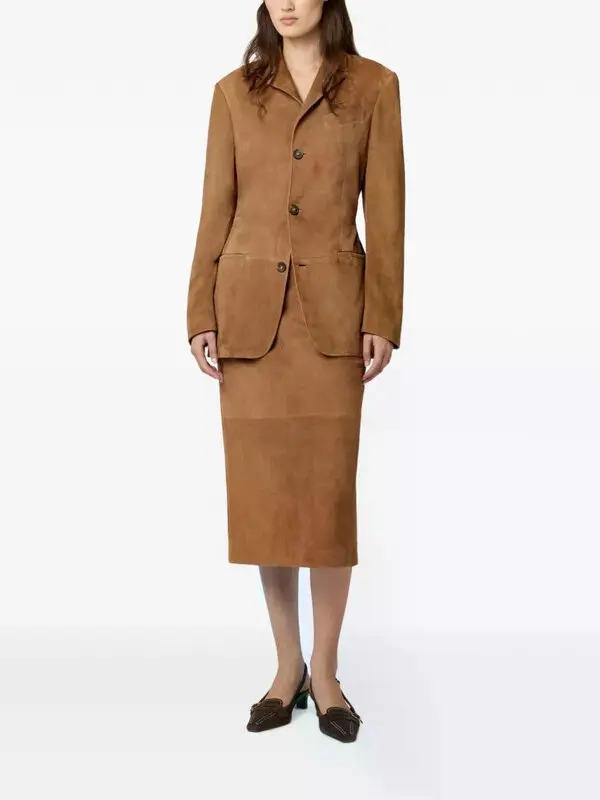 TOD'S Skirt In Pashmy Suede