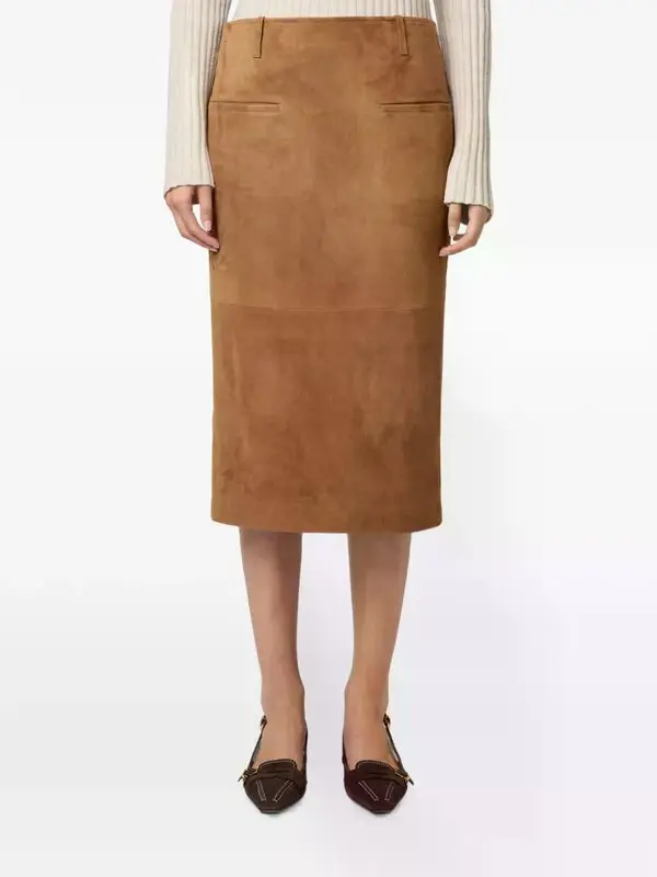 TOD'S Skirt In Pashmy Suede