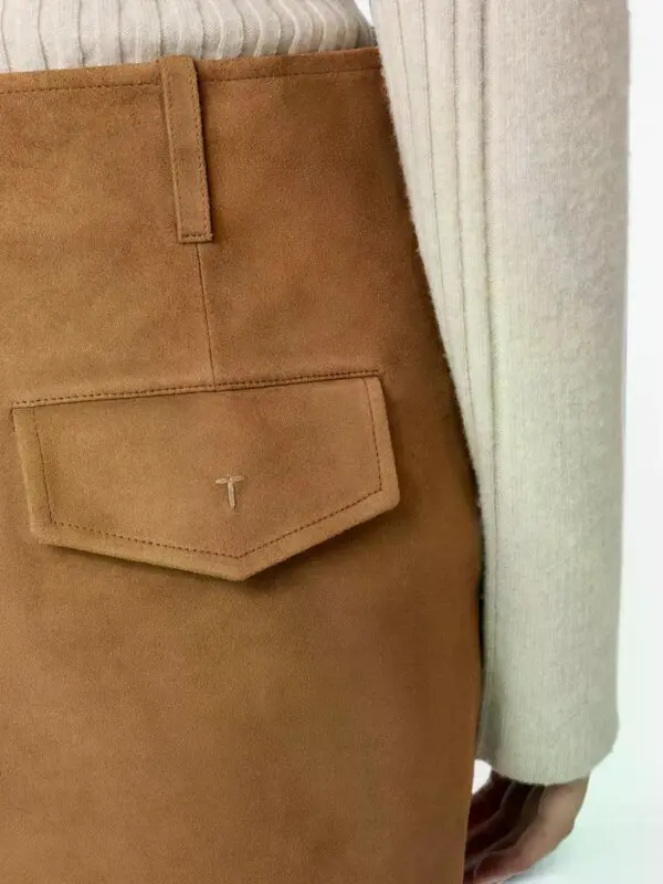 TOD'S Skirt In Pashmy Suede