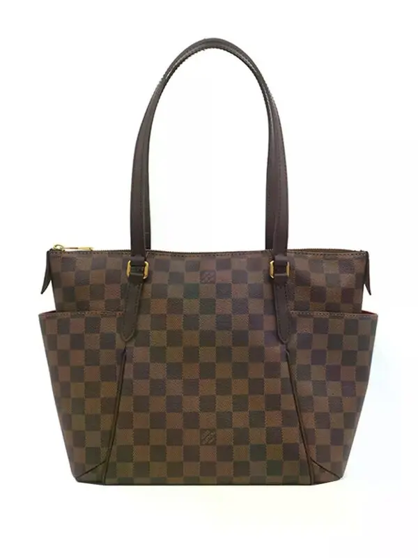 LOUIS VUITTON Damier Ebene Totally Pm Tote Bag - Brown