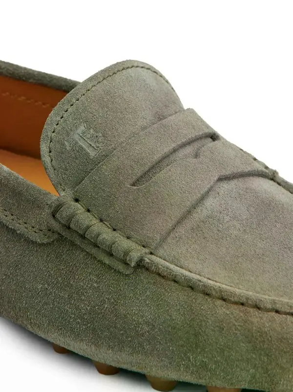 TOD'S Gommino Bubble Loafers In Suede