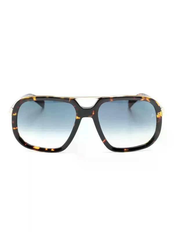 DB EYEWEAR BY DAVID BECKHAM Tortoiseshell Pilot-frame Sunglasses