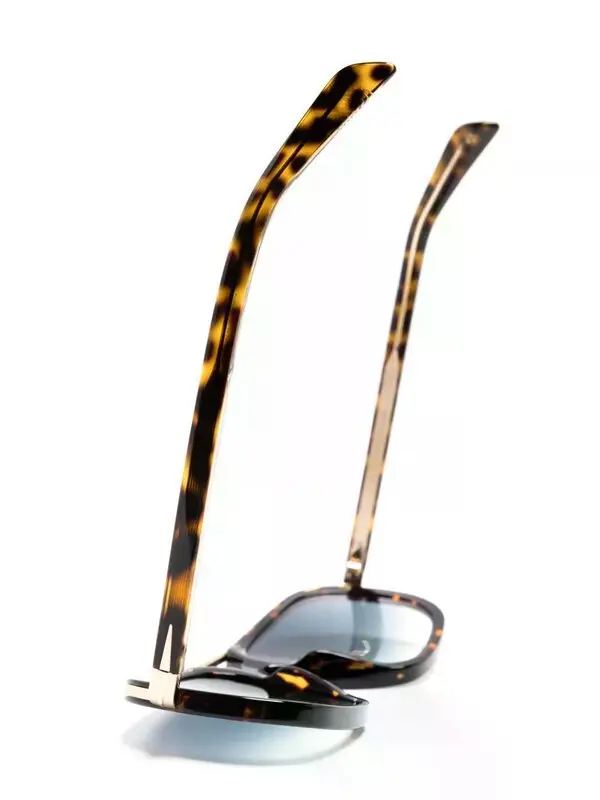 DB EYEWEAR BY DAVID BECKHAM Tortoiseshell Pilot-frame Sunglasses