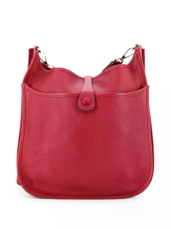 Hermès Evelyne Bag Gen Iii Clemence Pm Crossbody Bag - Red