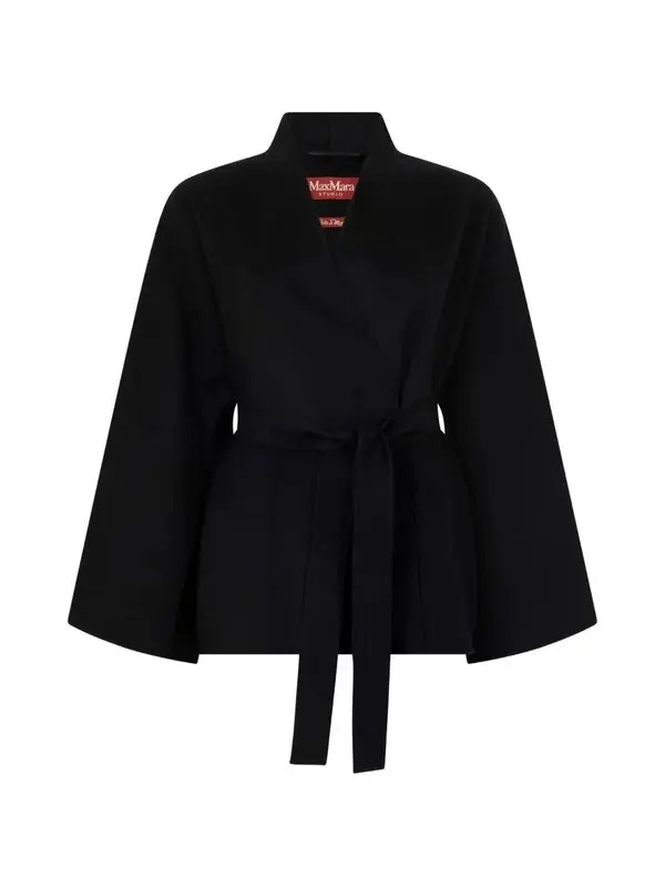 Max Mara Belted Wide-sleeve Coat