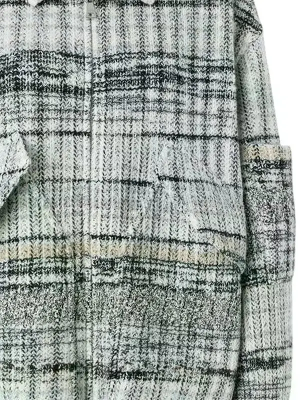 Missoni Oversized Wool-blend Check Bomber Jacket