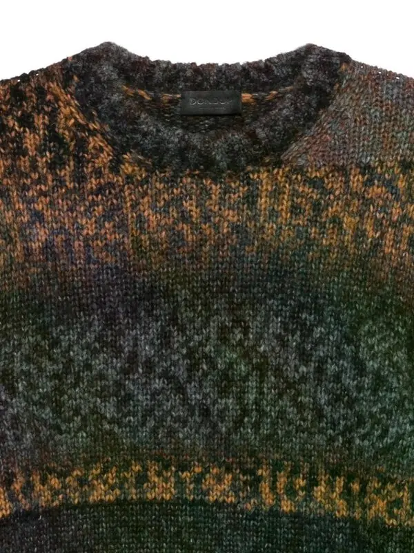 DONDUP Intarsia-knit Crewneck Sweater