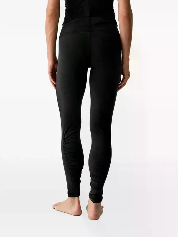 Adidas By Stella McCartney Logo-print Ruched Leggings