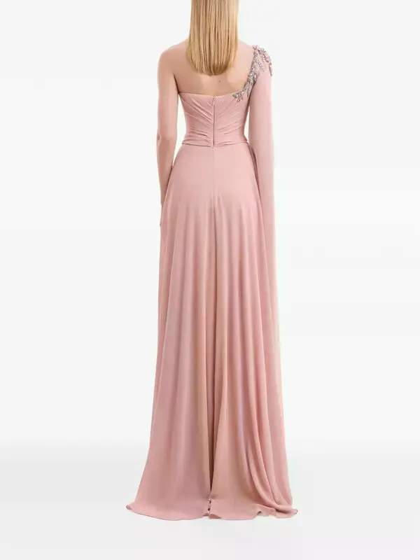 GEMY MAALOUF Embellished Draped Dress