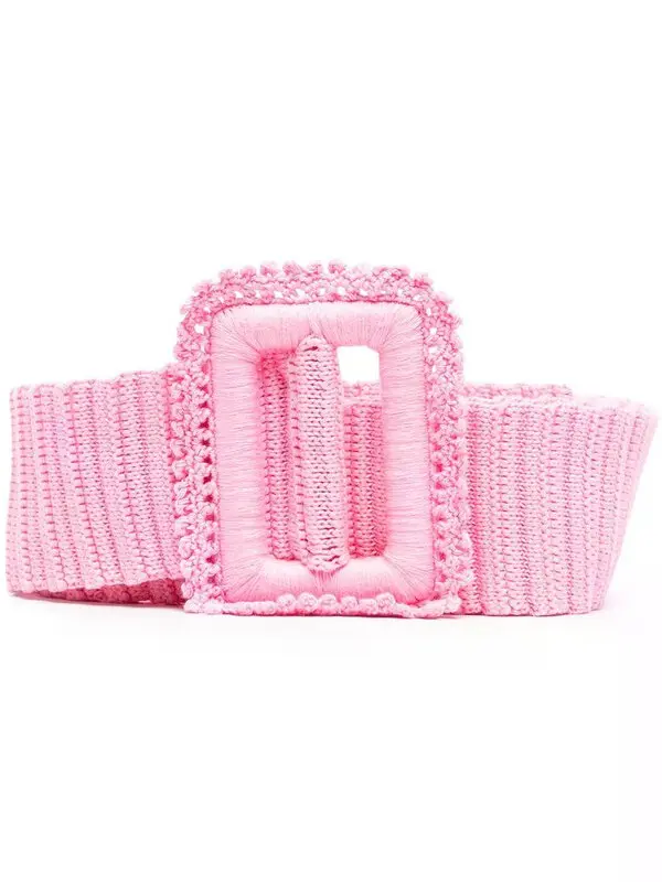 MSGM Knitted-style Belt - Pink