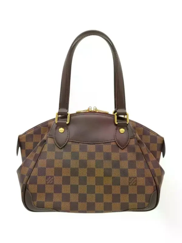 LOUIS VUITTON 2013 Damier Ebene Verona Pm Handbag - Brown