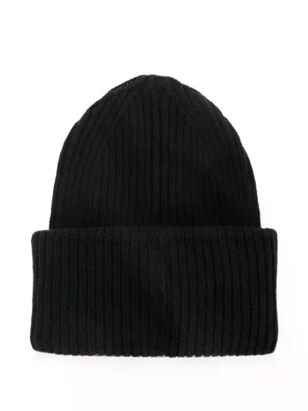 Dsquared2 Ribbed-knit Beanie Hat With Logo Patch