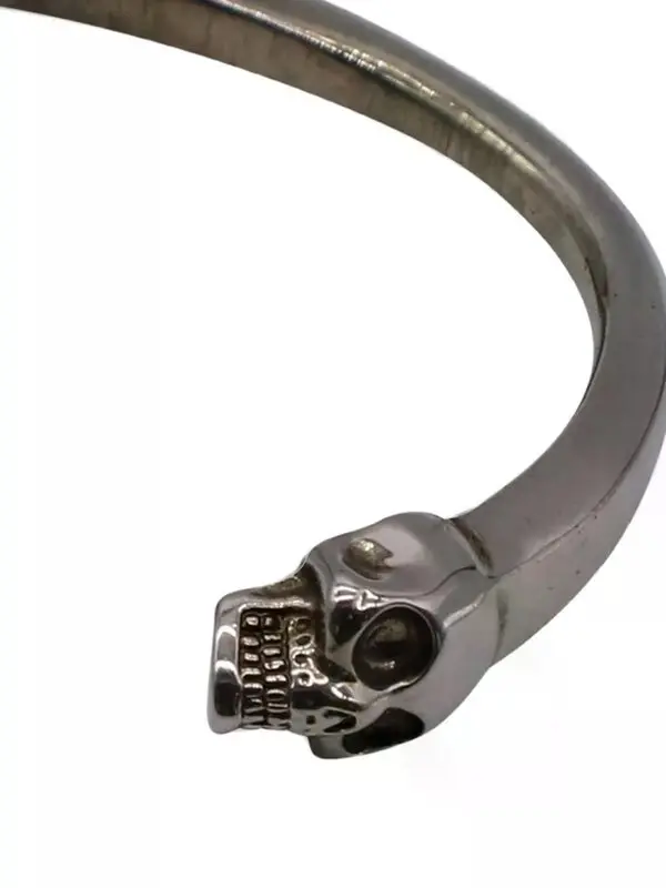 Alexander McQueen Tone Twin Skull Cuff Bracelet