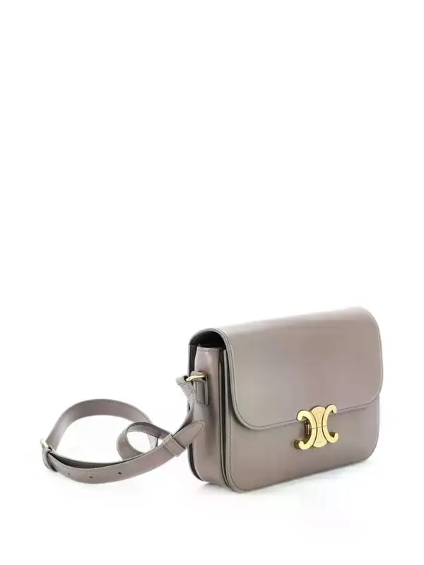 Celine Triomphe Shoulder Bag In Smooth Calfskin
