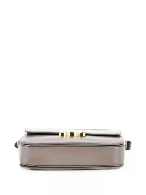 Celine Triomphe Shoulder Bag In Smooth Calfskin