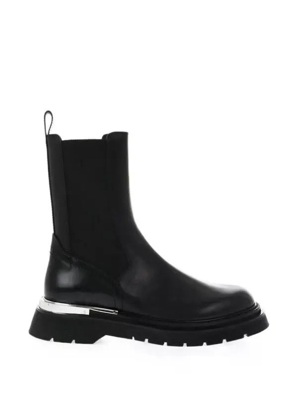 Dsquared2 Urban Hiking Leather Chelsea Ankle Boots - Black