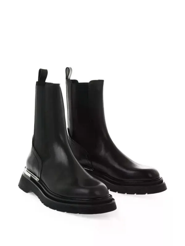Dsquared2 Leather Chelsea Ankle Boots