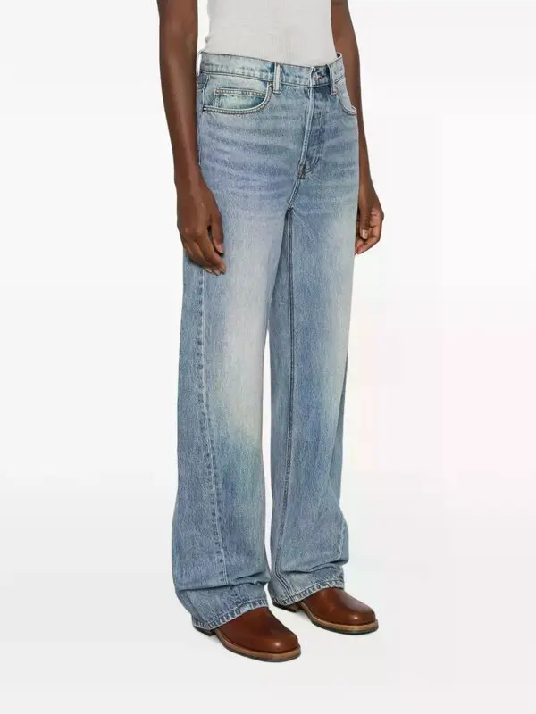 Alexander Wang Logo Detail Belt Loop Jeans