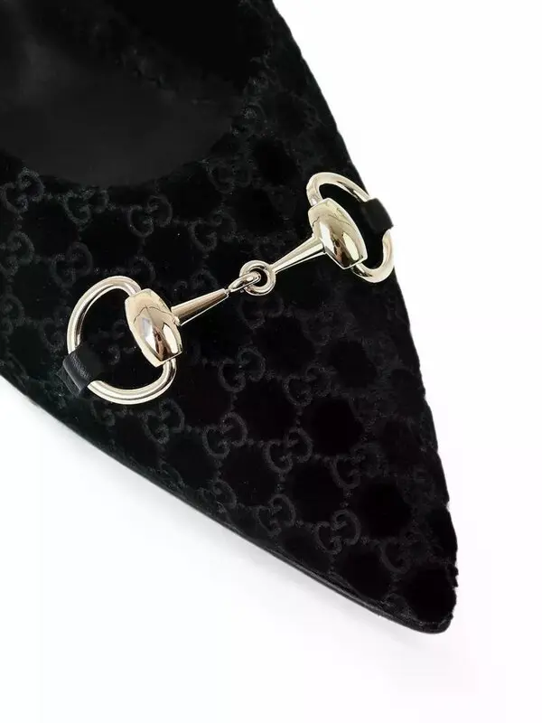 Gucci Horsebit Gg Supreme Mules