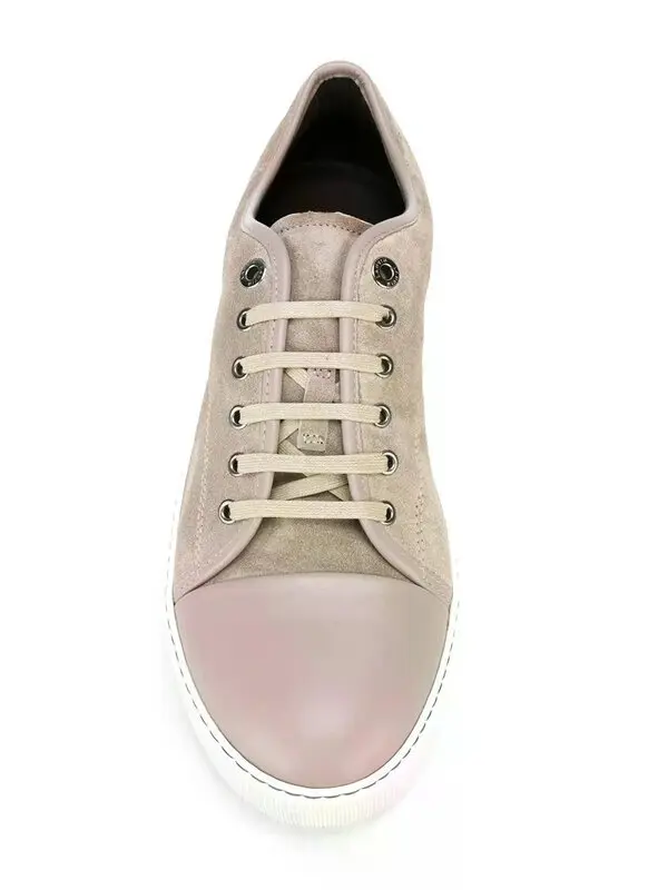 LANVIN Contrasted Toe Cap Sneakers
