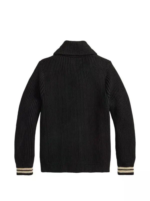Ralph Lauren Skull Patch Shawl-collar Cardigan