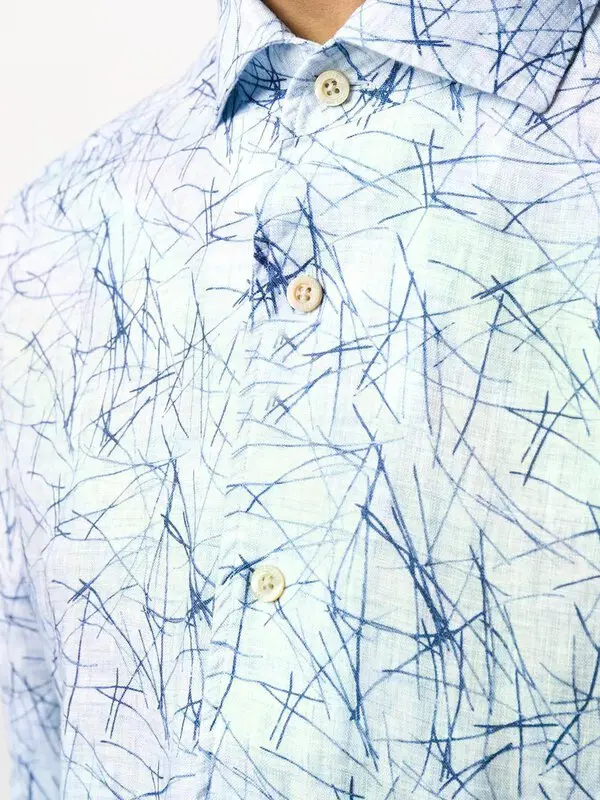 Corneliani Abstract Print Shirt