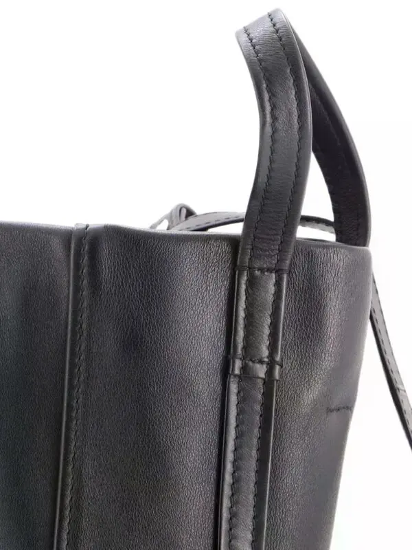 Balenciaga Laundry Day Cabas Leather Small Tote Bag