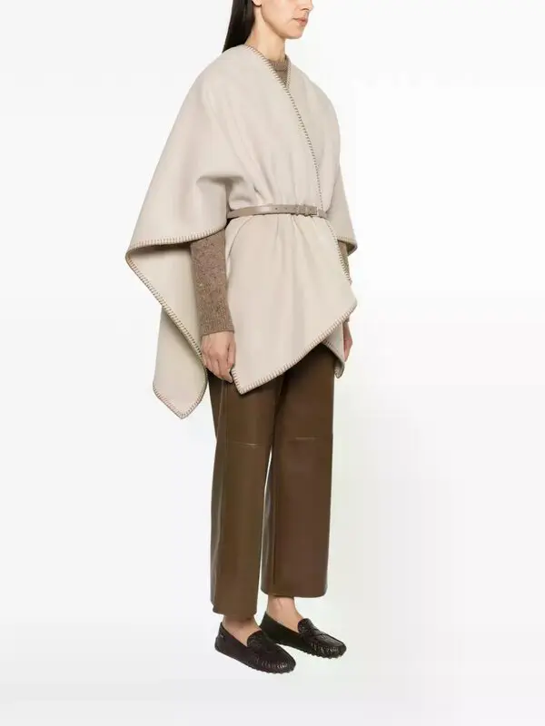 Max Mara Colomba Belted Poncho