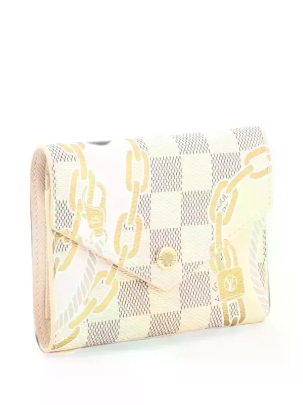 LOUIS VUITTON Victorine Wallet Limited Edition Nautical Damier Small Wallets