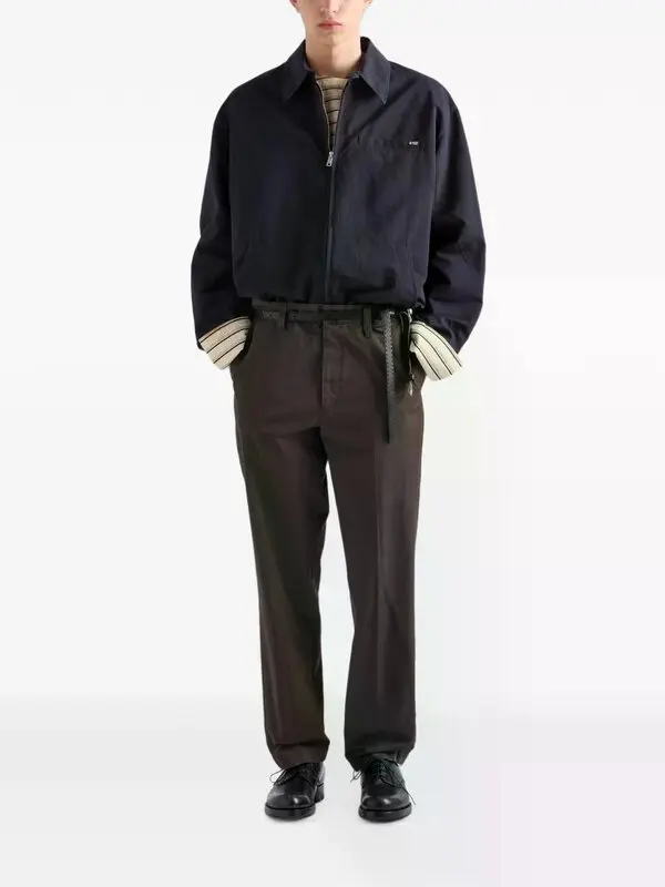 Prada Garment-dyed Cotton Pants