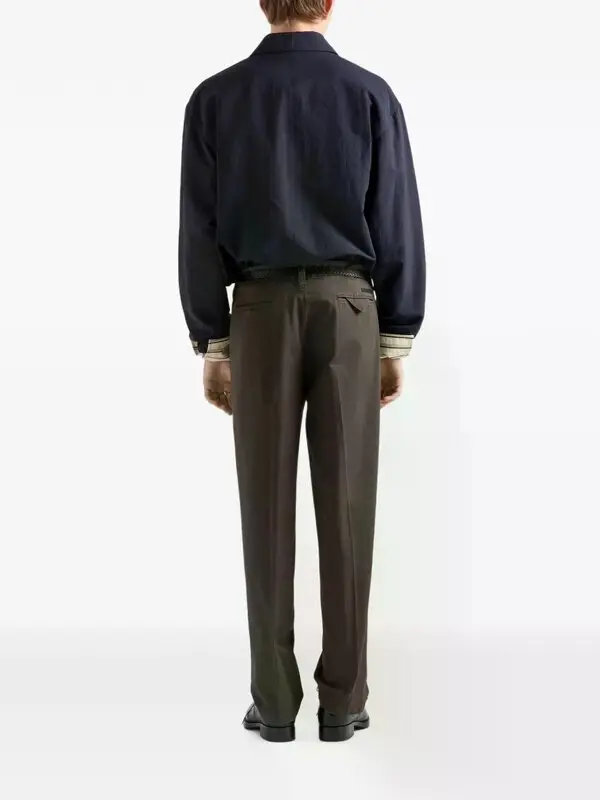 Prada Garment-dyed Cotton Pants