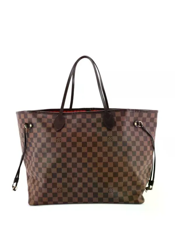 LOUIS VUITTON Neverfull Damier Gm Tote Bag - Brown