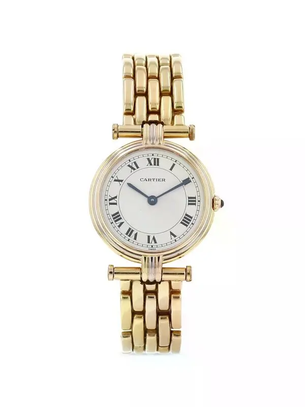 Cartier 1980s Vendôme 25mm Watch - White