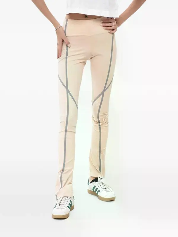 Off-White Reflective Ankle-zip Leggings