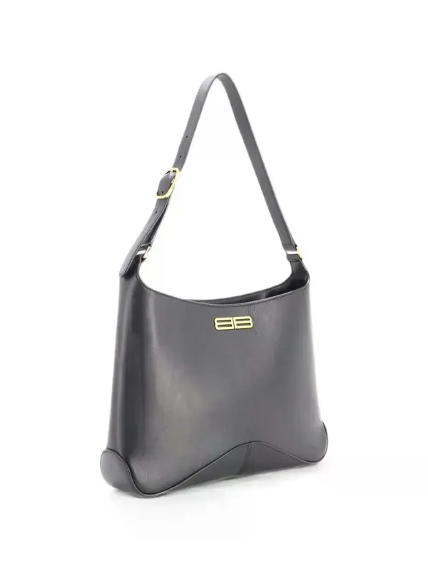 Balenciaga Xx Leather Medium Hobo Bag